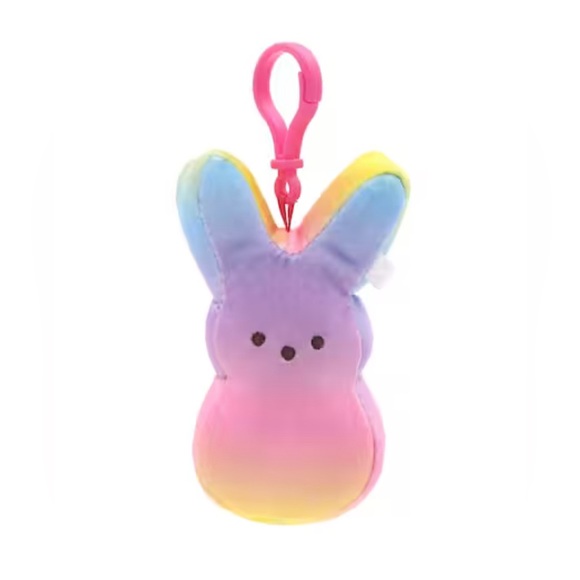 Accessories | Peeps Rainbow Backpack Clip Plush Keychain | Poshmark